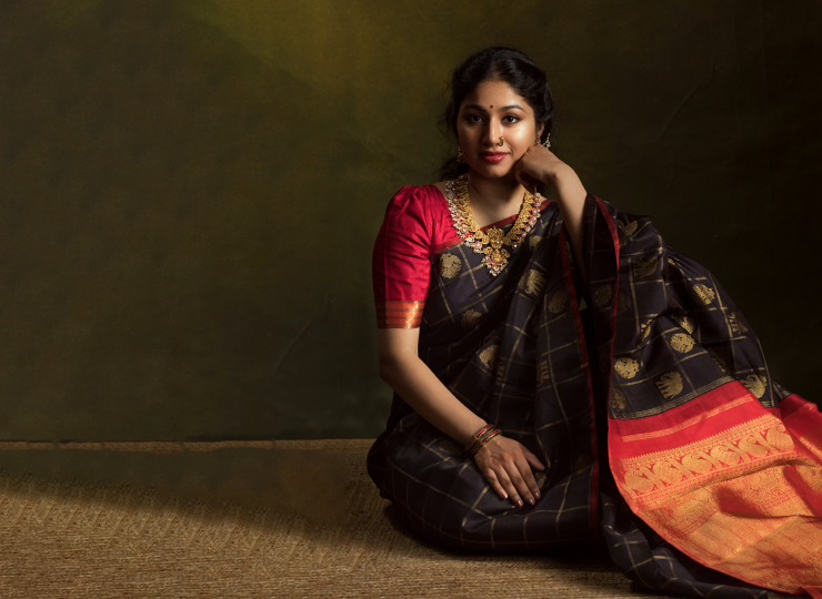 The Great Indian Fabric’s Iruthalai Pakshi Motif – Sundari Silks